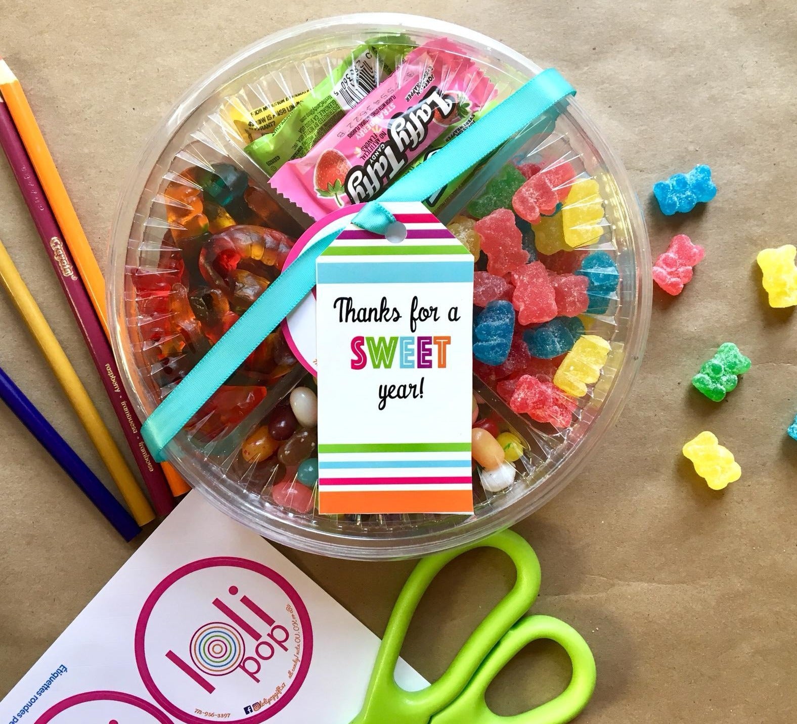 Thanks for a Sweet Year Candy Tray – Lolipop